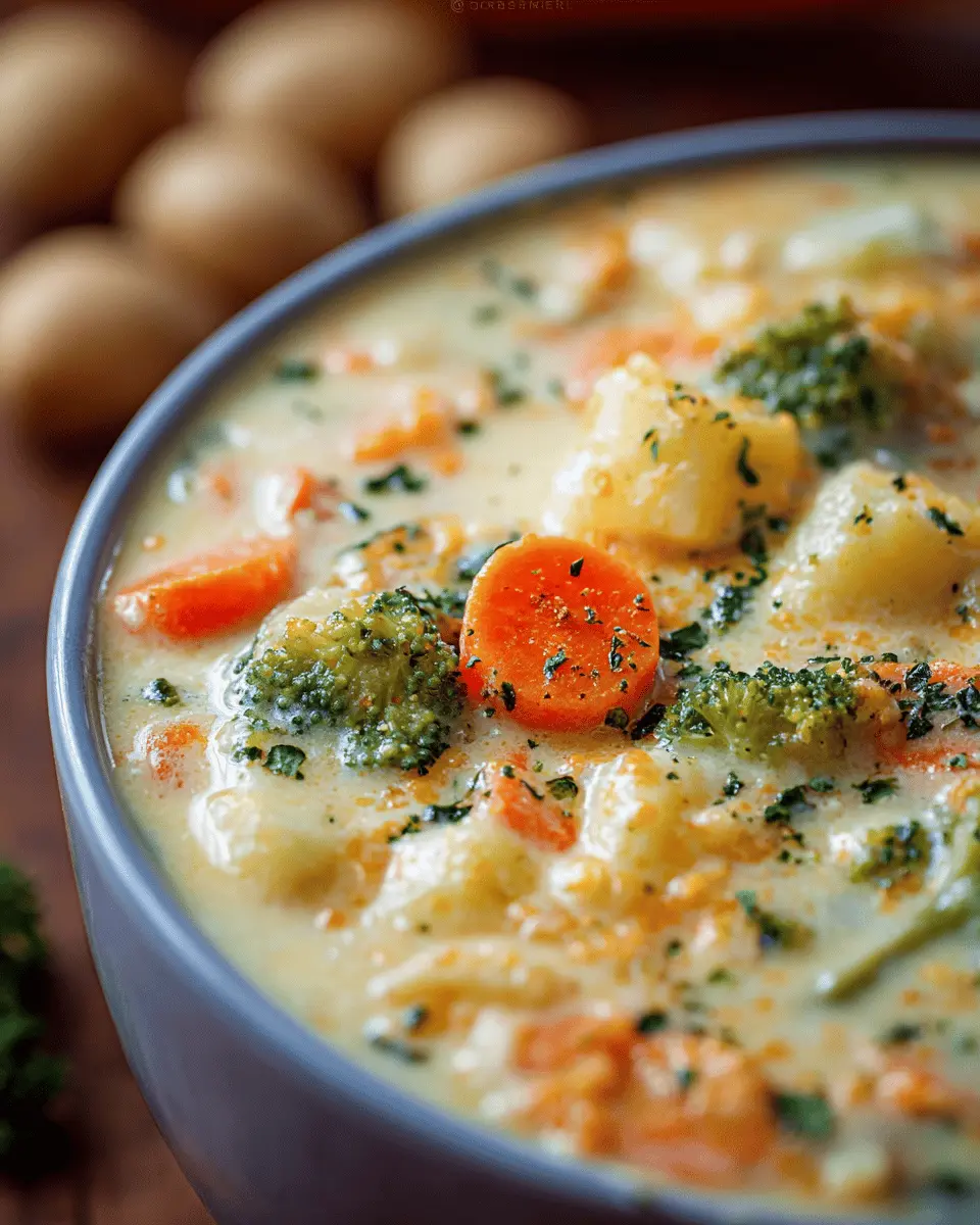 Cheesy Vegetable Chowder